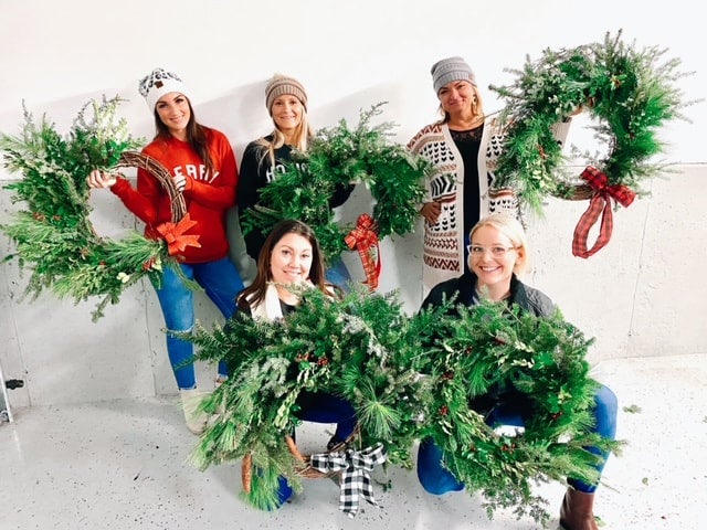 Michelle S's Holiday Wreath Making Party December 6th @6:30 | Sip and ...